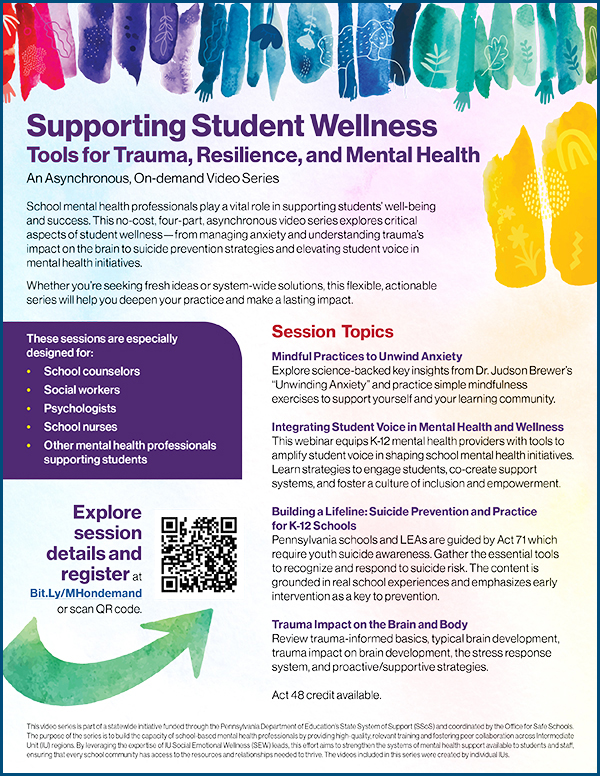 Supporting Student Wellness Series - CPSEL
